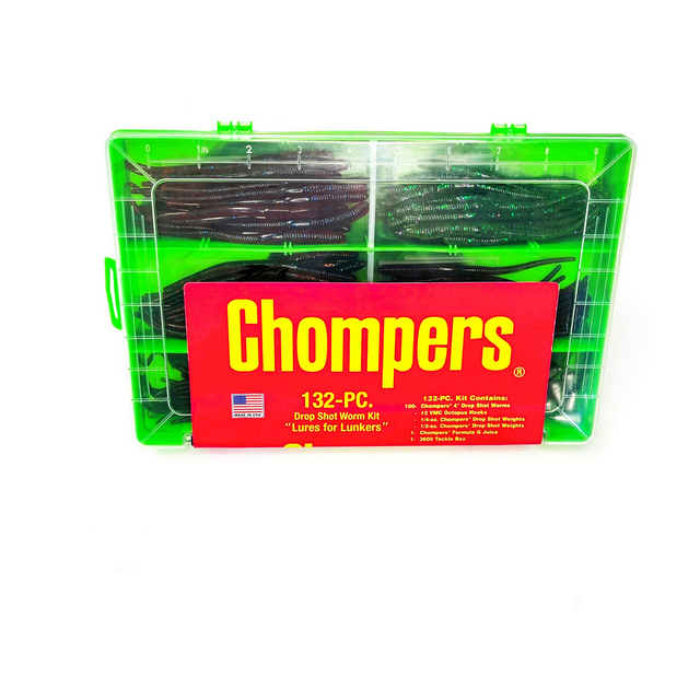 Chompers Drop Shot Worm Kit - Walmart.com