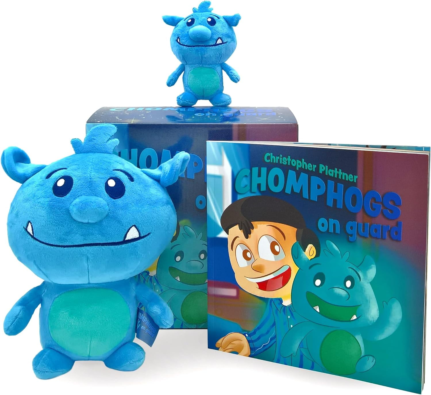 Chomphogs on Guard Gift Set - for Kids Scared of The Dark - Storybook ...