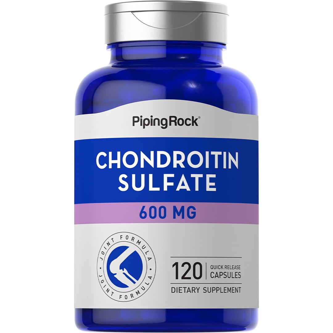 Chondroitin Sulfate 600 mg | 120 Capsules | by Piping Rock - Walmart.com