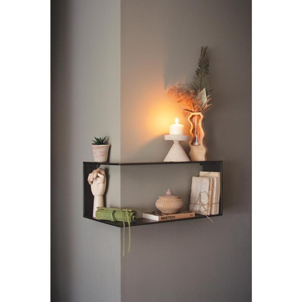 METAL CORNER WALL SHELF - Walmart.com