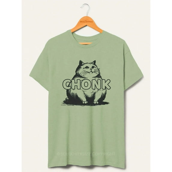 Chonk Cat Funny Tee - Walmart.com