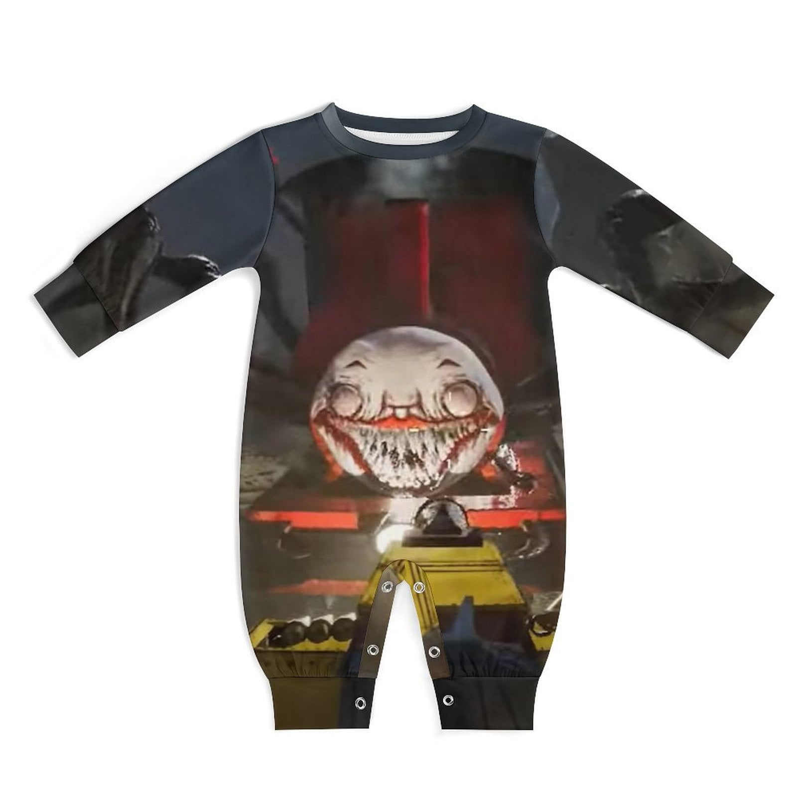 Choo-Choo Charles Baby Romper Jumpsuits, Long Sleeve Footless One-Piece ...