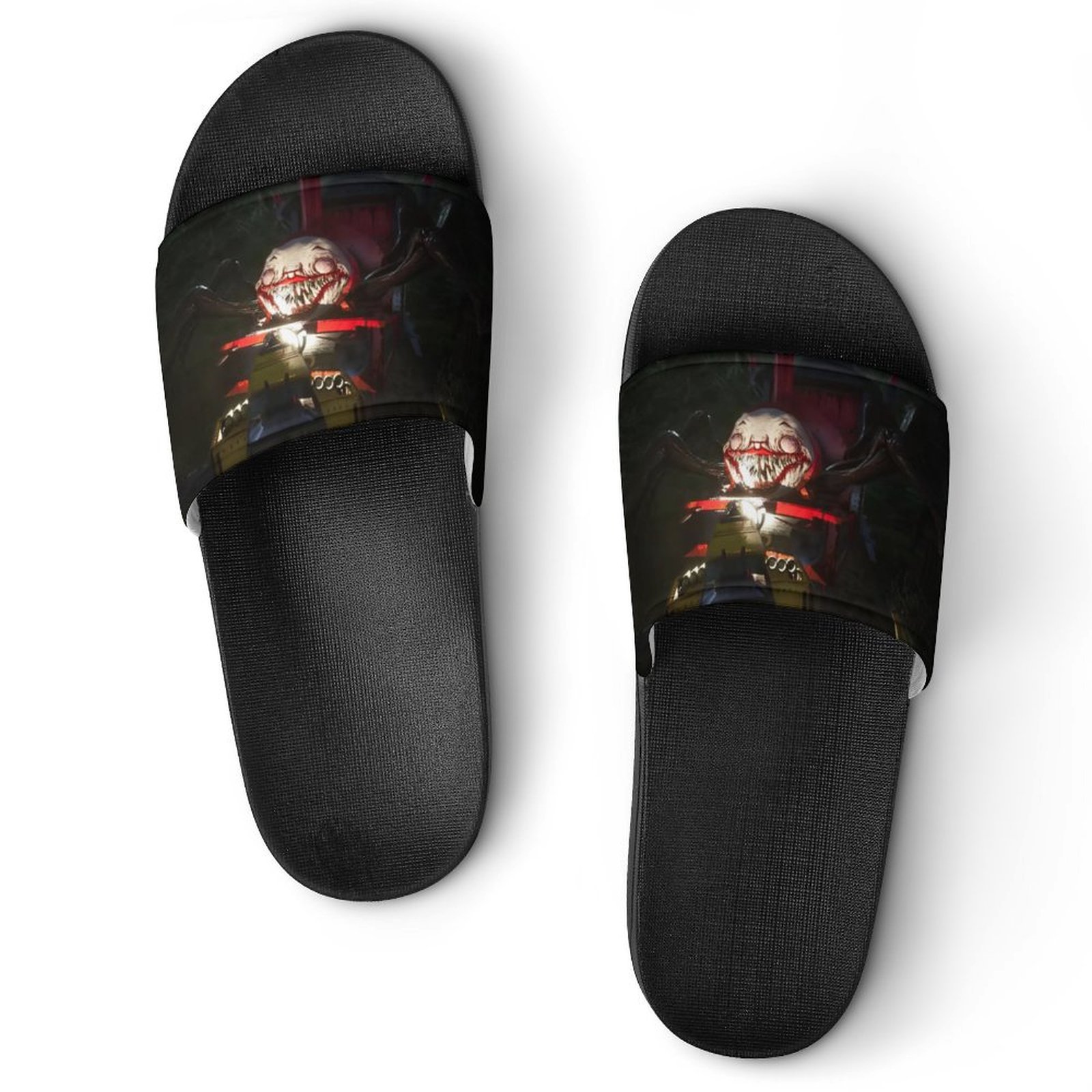 Choo-Choo Charles Boys Slide Sandals, Comfort Casual Pool Slide Outdoor ...