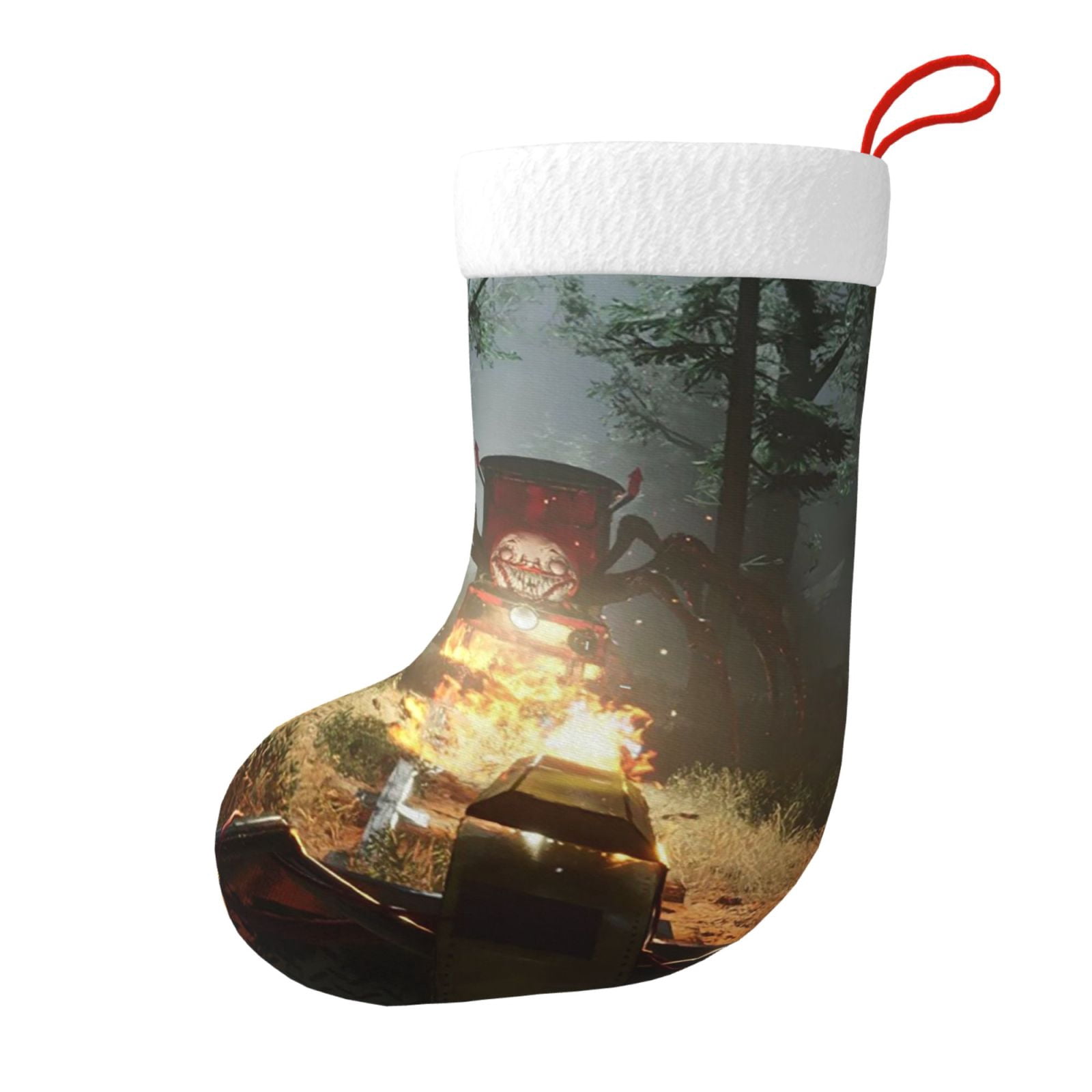 Choo-Choo Charles Christmas Stocking, Novelty Xmas Stocking, Large ...