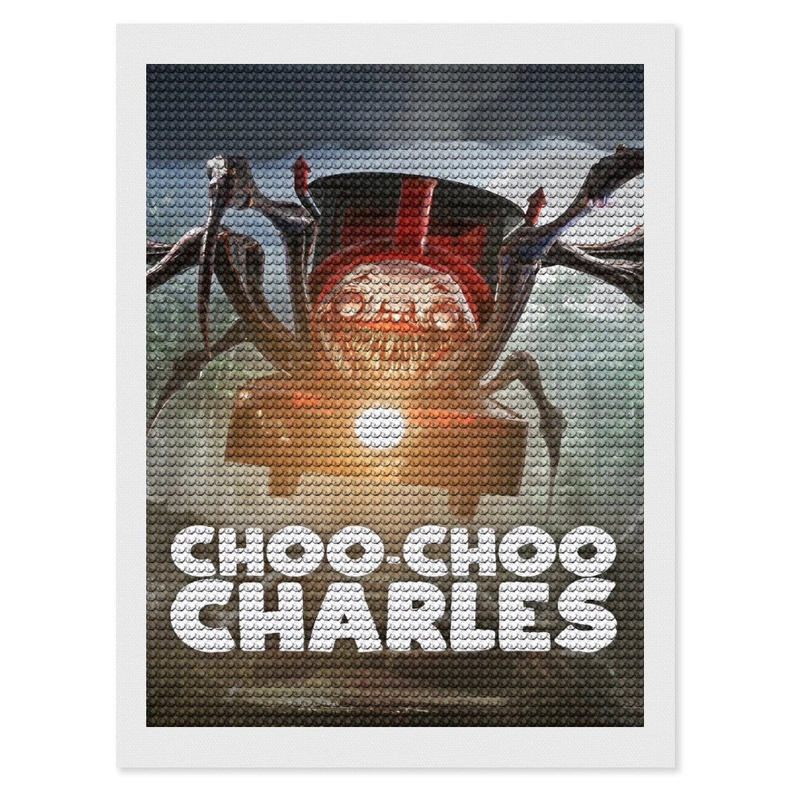 Choo-Choo Charles Diamond Art Kits for Adults, Diamond Art Gem Art ...