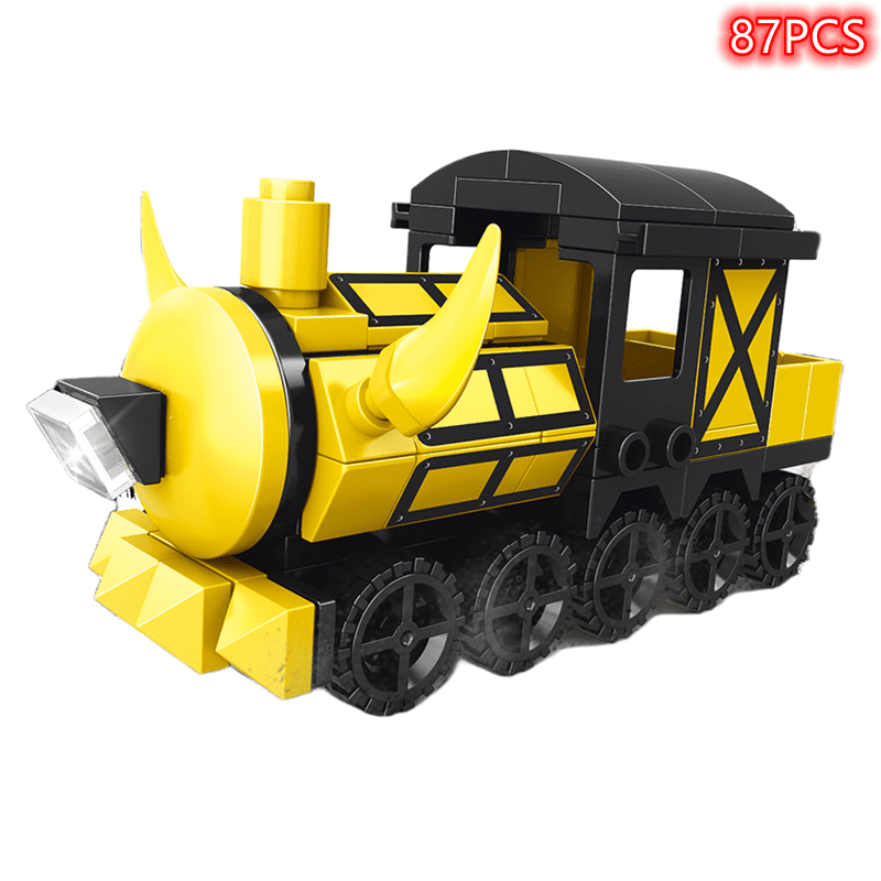 Choo-Choo Charles Horrors Game Building Blocks Demonic Spider Train ...