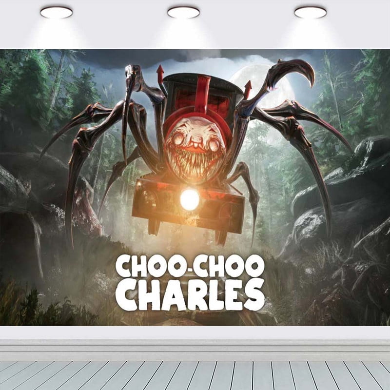 Choo Choo Charles Party Supplies Background Backdrop Taspestry Banner ...