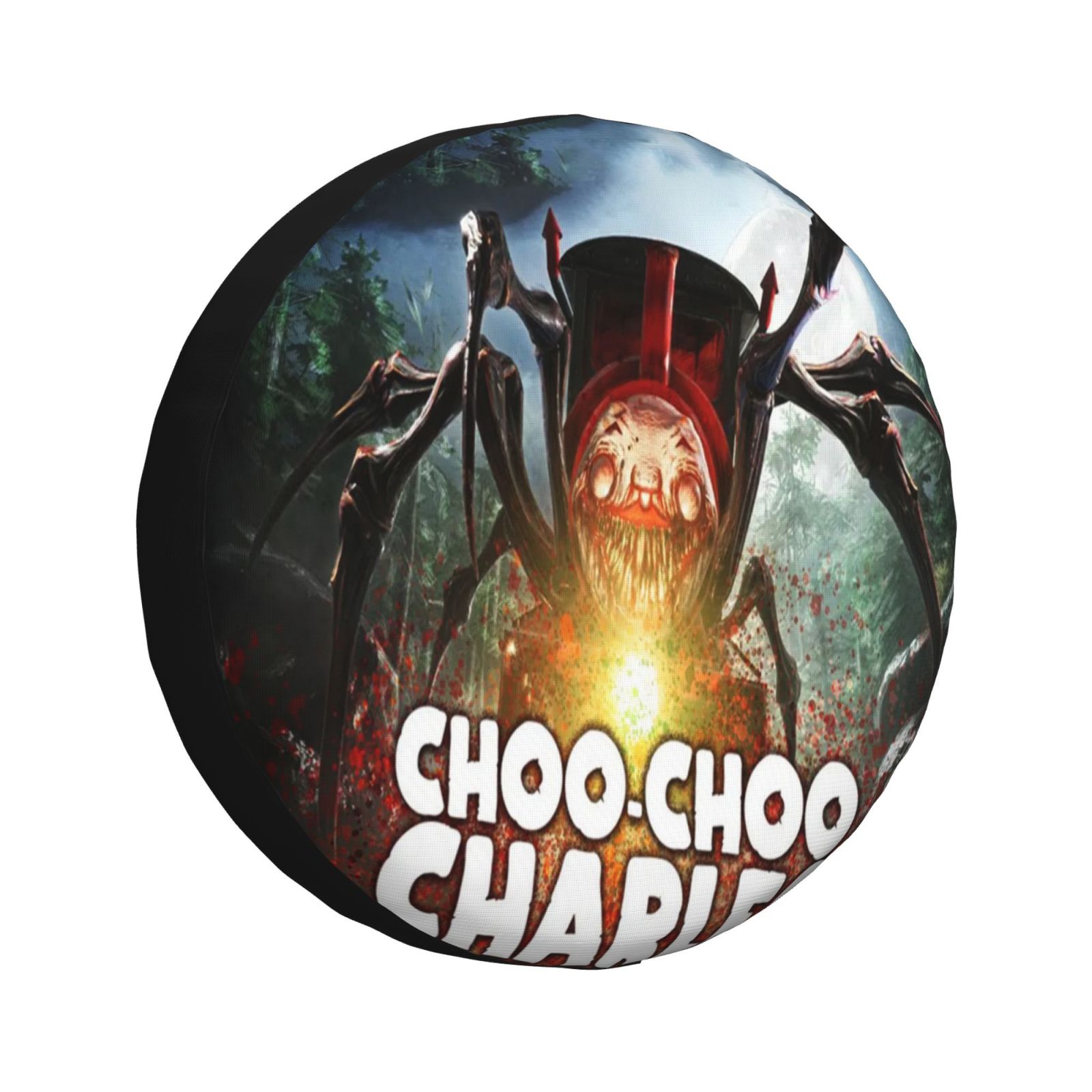 Choo Choo Charles Spare Tire Cover for RV SUV Truck Travel Cartoon ...