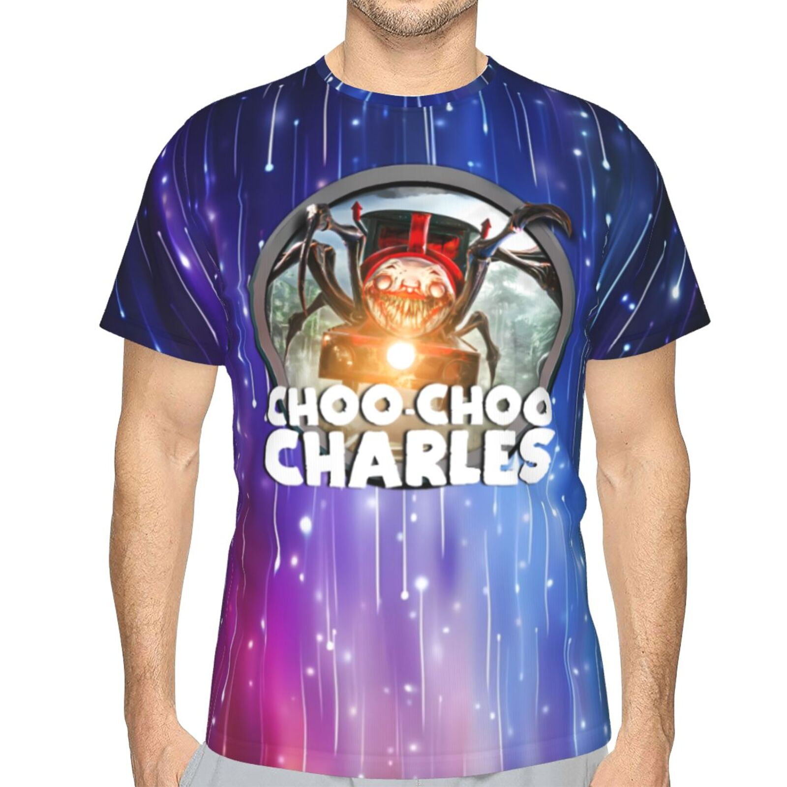 Choo-Choo Charles Unisex 3d Pattern Printed Short Sleeve T-Shirts ...