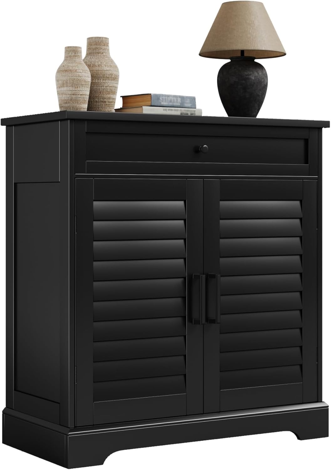 ChooChoo Bathroom Storage Cabinet, Wooden Floor Storage Cabinet with ...
