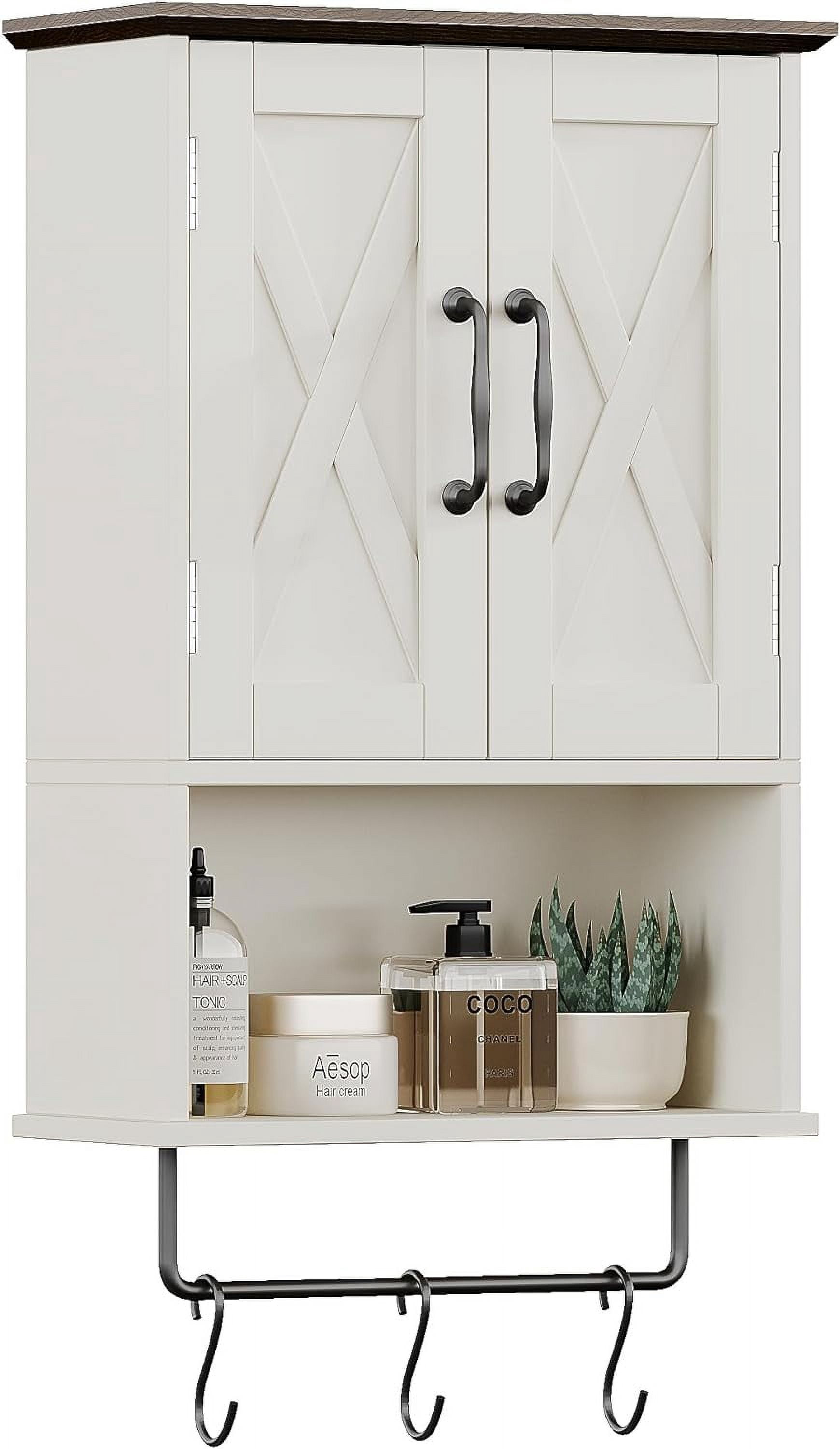 ChooChoo Farmhouse Medicine Cabinet, Bathroom Wall Cabinet with ...