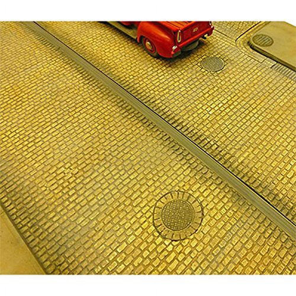 Chooch Flexible Cobblestone Street Details, Small, Peel & Stick Backing ...