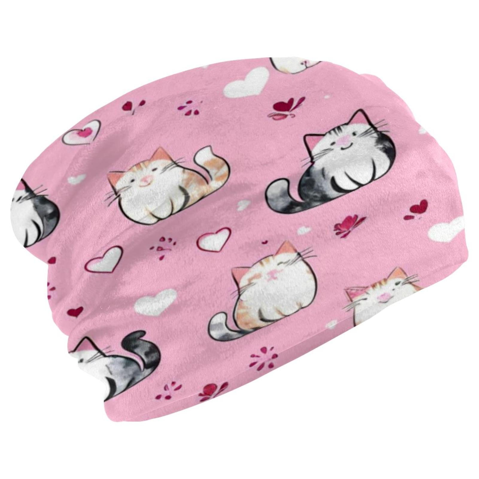 Chooh Artot Cat Velvet Beanie Hats, Autumn Winter Skull Cap Warm ...