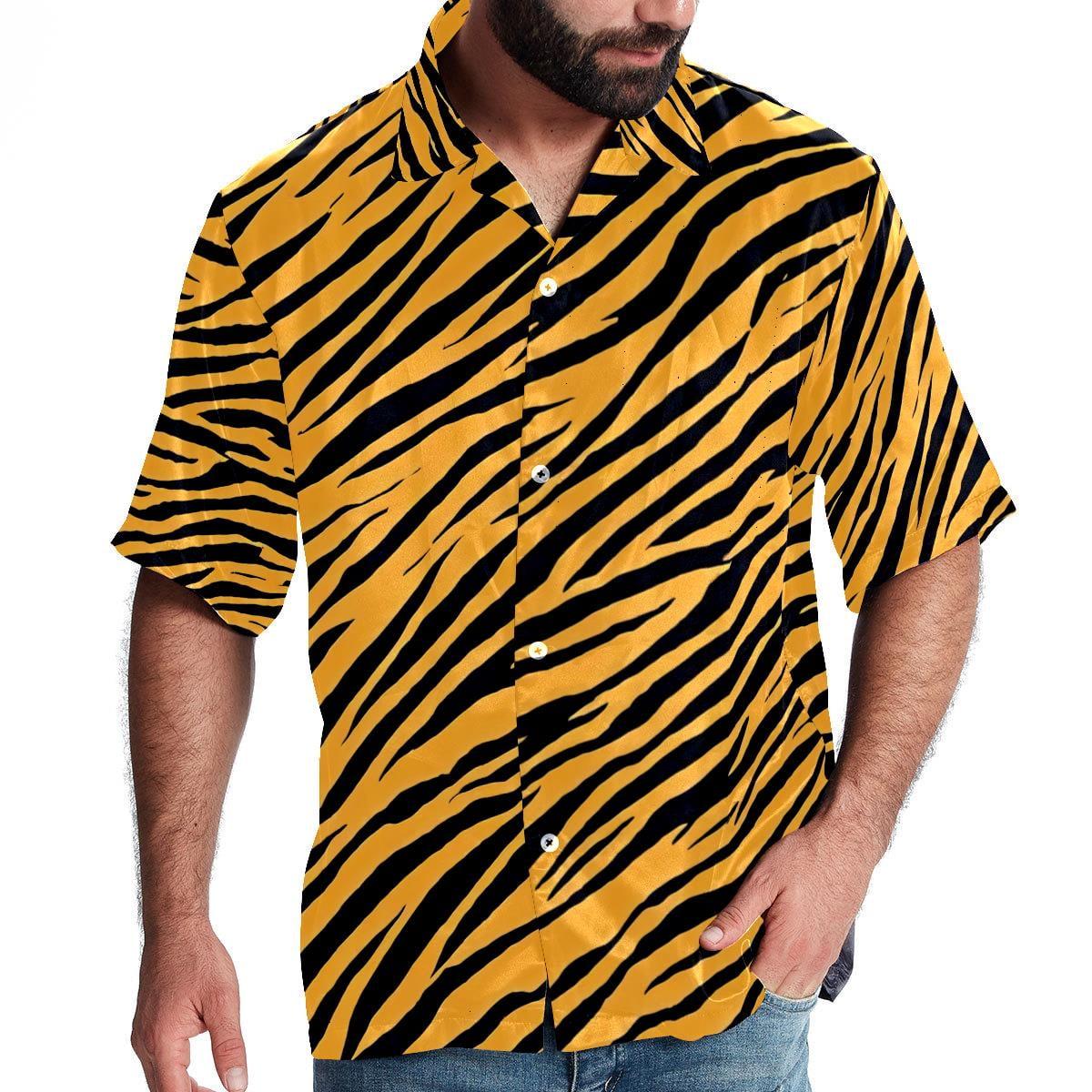 Chooh Artot Mens Shirt Short Sleeve Casual Button Up Shirts Sizes S-3XL ...