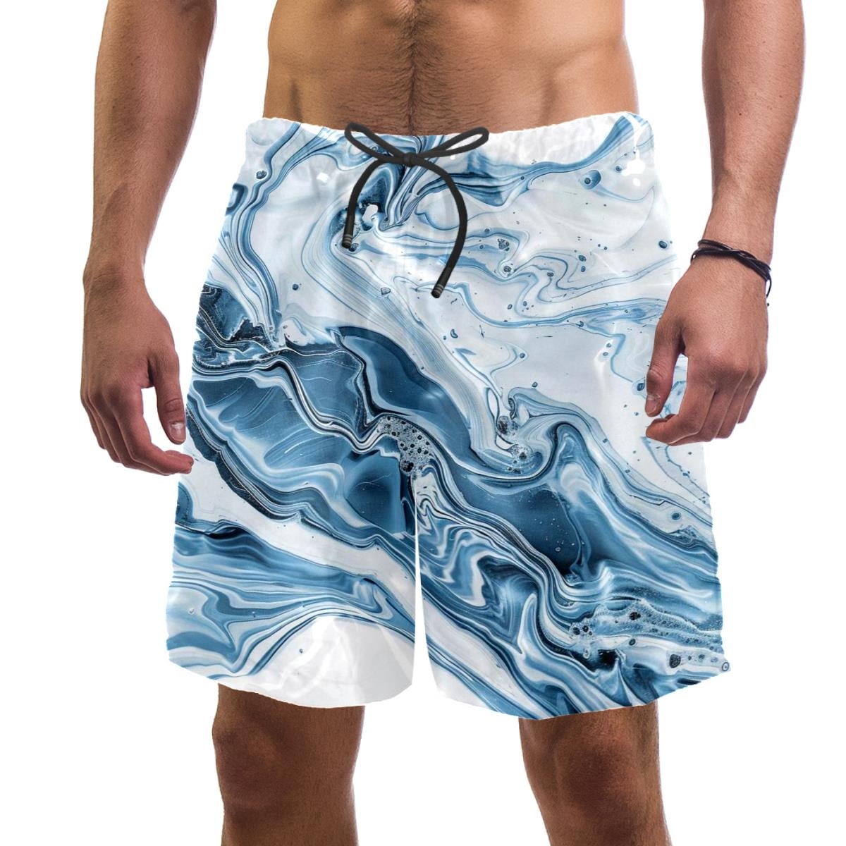 Chooh Artot Mens Swim Trunks Quick Dry Beach Shorts Board Shorts Mesh ...