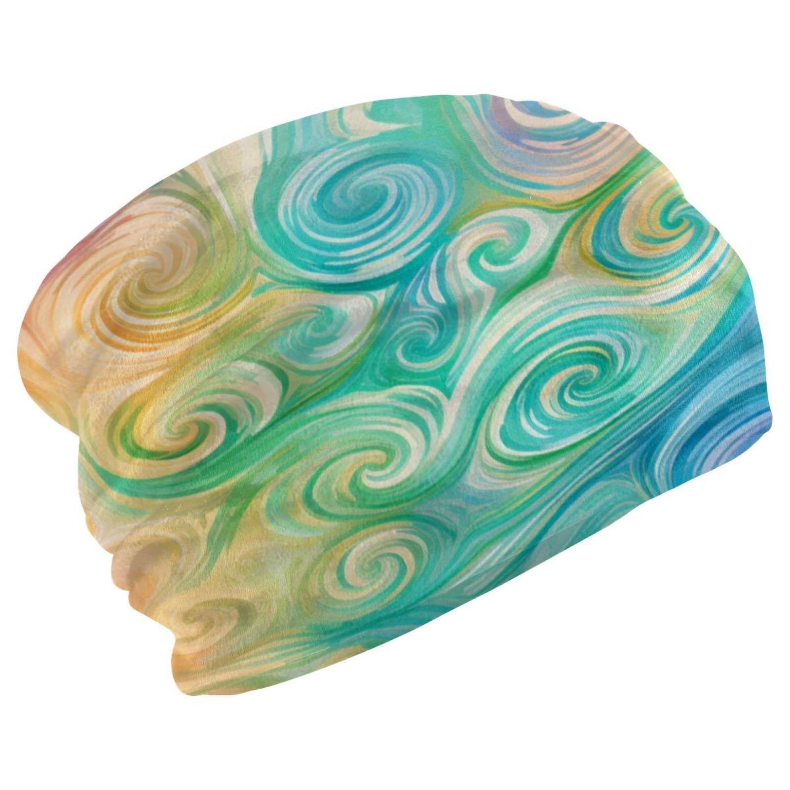 Chooh Artot Swirl Velvet Beanie Hats, Autumn Winter Skull Cap Warm ...