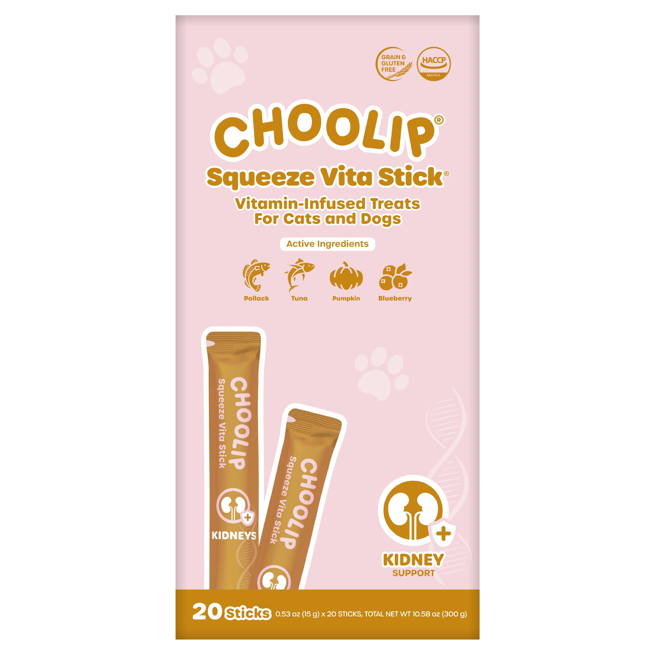Choolip Squeeze Vita Sticks Kidney Pack (20 ct) - Walmart.com