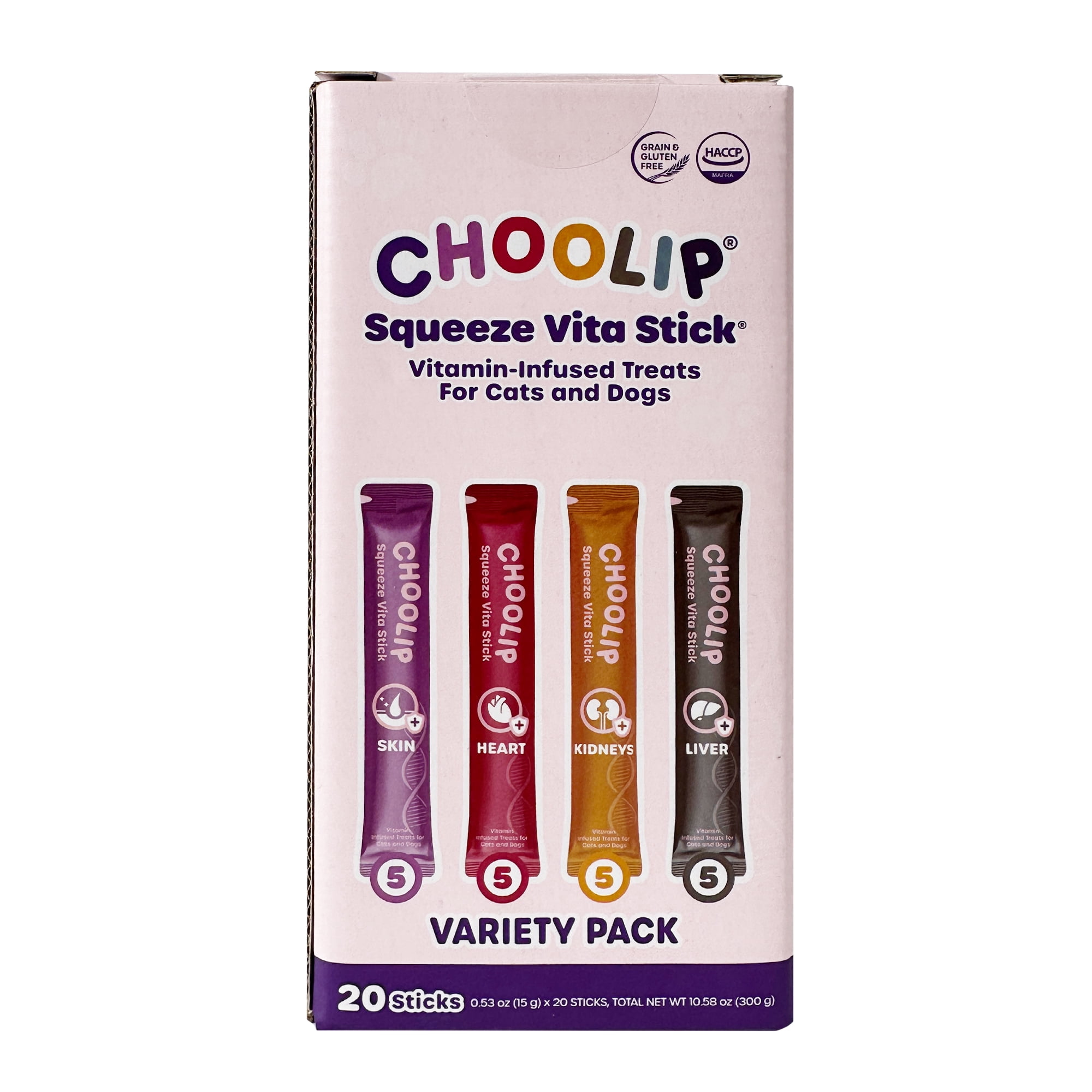 Choolip Squeeze Vita Sticks Variety Pack (20 ct) - Walmart.com