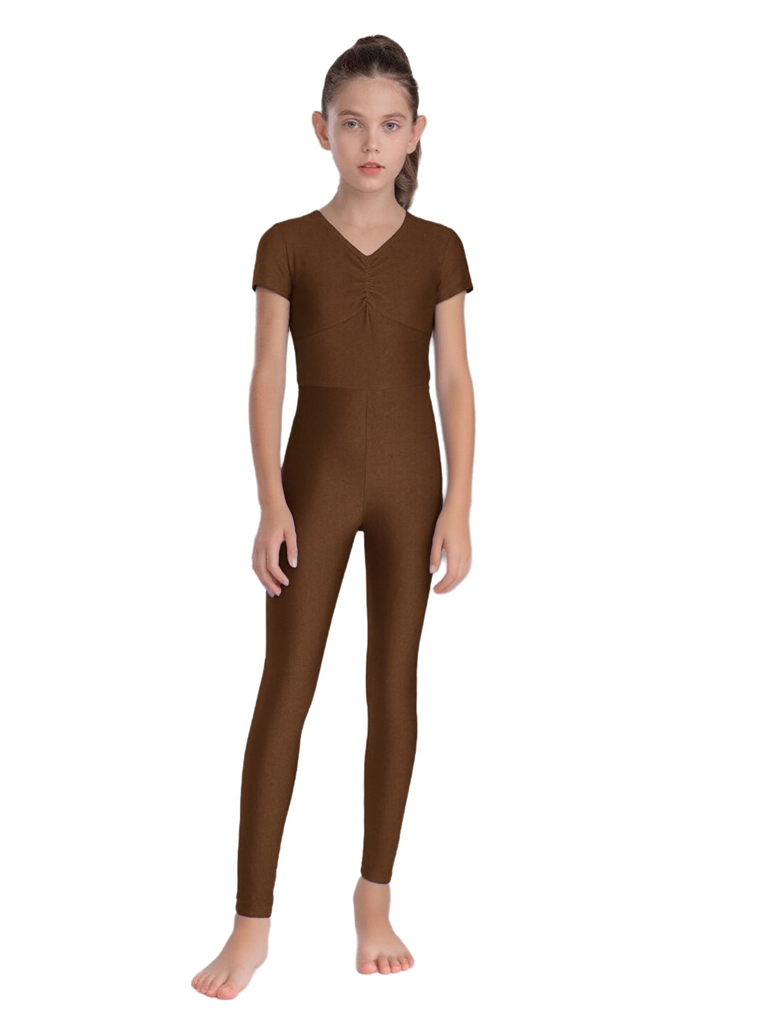 Choomomo Gymnastics Leotards for Girls Skating Jumpsuit Athletic ...