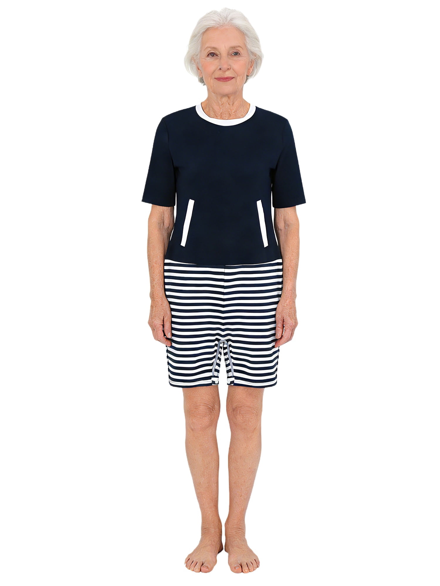 Choomomo Womens Elderly Adaptive Clothing Zipper at Back and Crotch ...