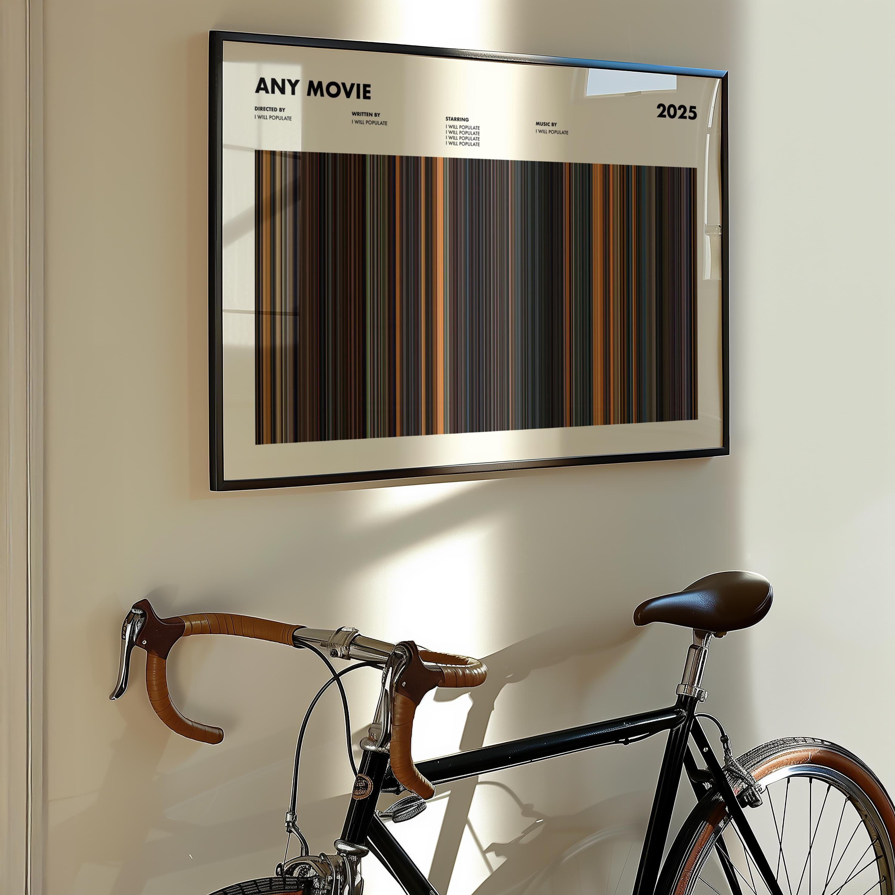 Choose ANY Movie - Custom Movie Barcode Print, Movie Posters, Movie ...