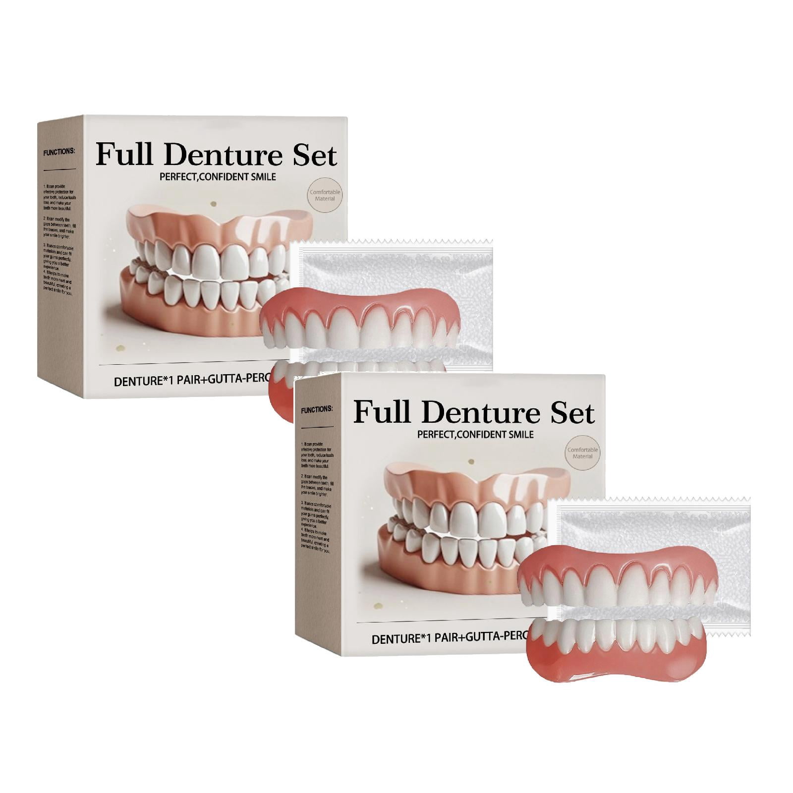 Choose Advanced Customized Full Denture Set with Silicone Reline ...
