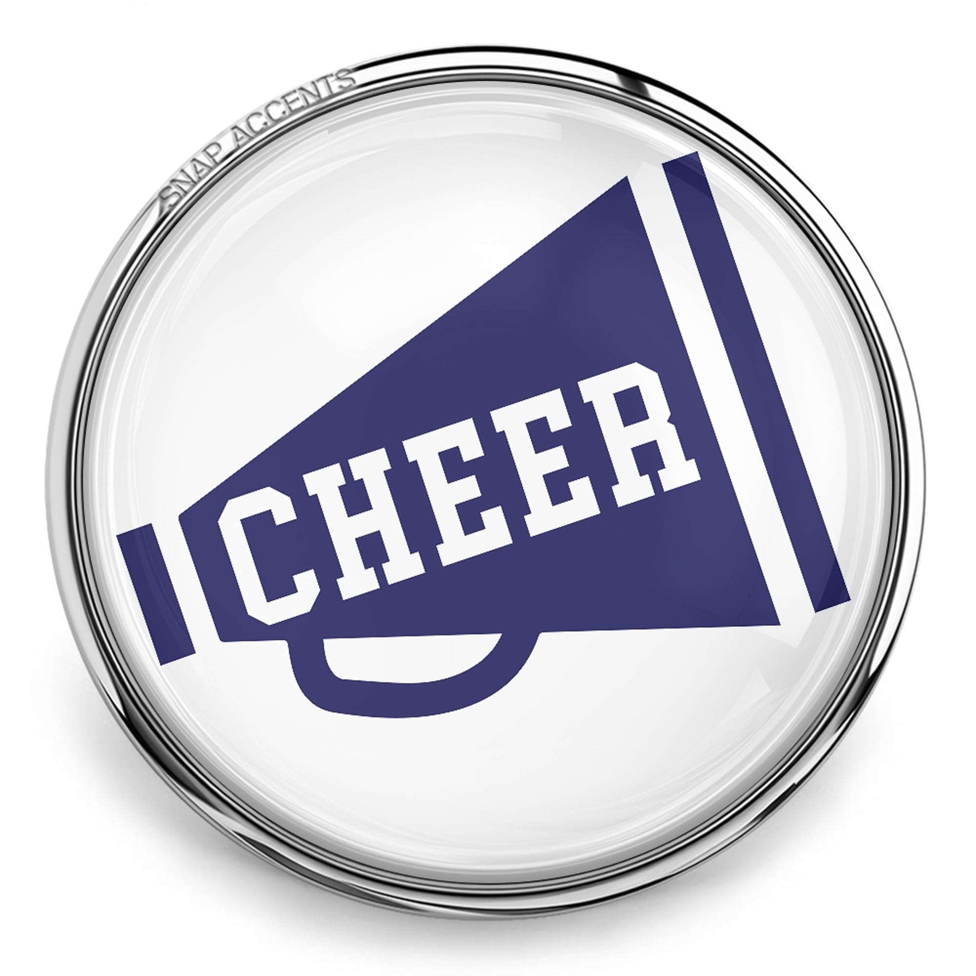 Choose Color | Cheerleader Sports Snap Jewelry Ginger Charm Button, For ...