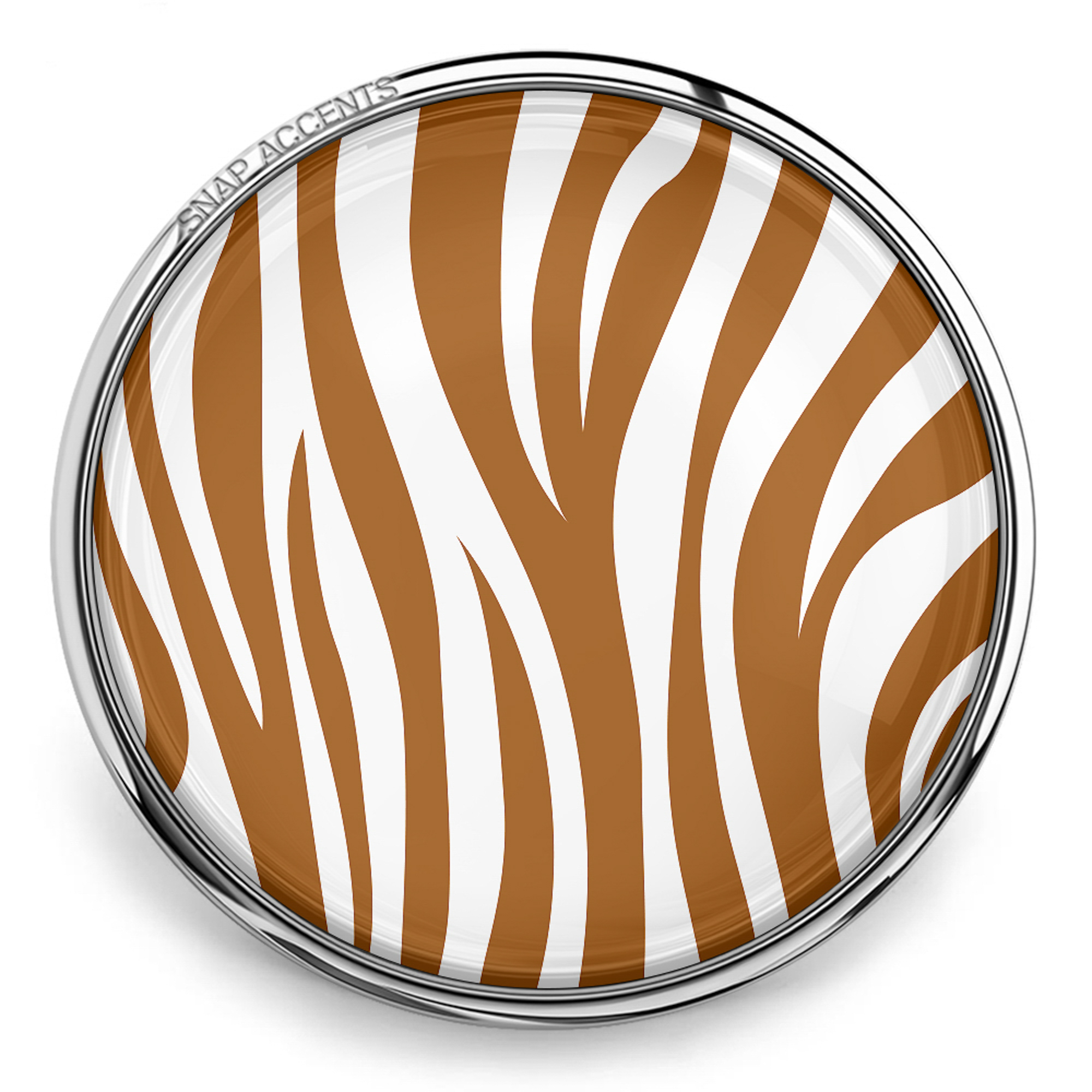 Choose Color | Zebra Pattern Snap Jewelry Ginger Charm Button Fits ...