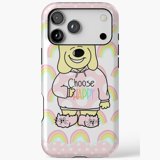 Choose Happy Positive Motivational Quote Graphic iPhone 11 through 17 ...