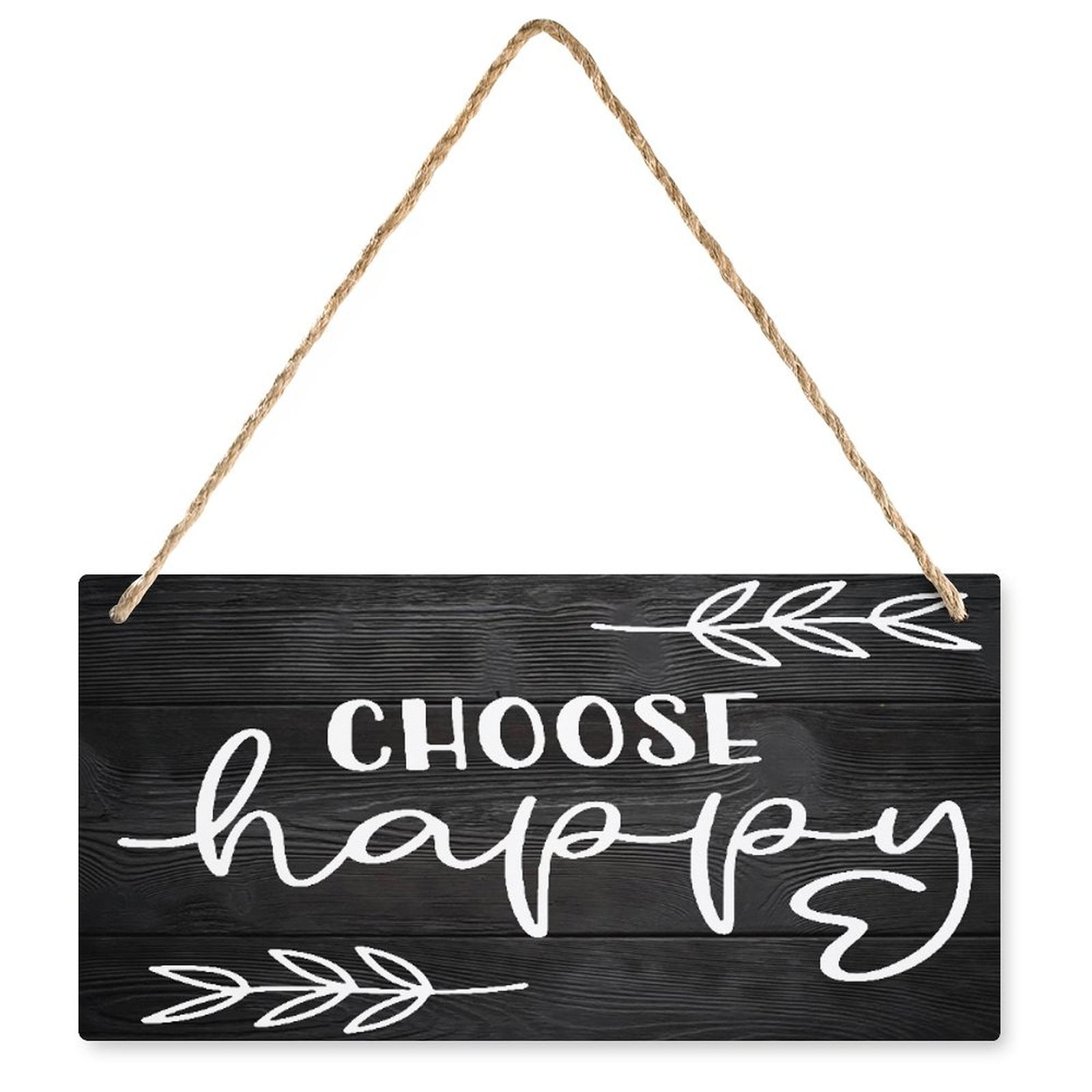 Choose Happy Sign Wood Happy Sign Wood Happy Decor Wedding Hanging Wood ...
