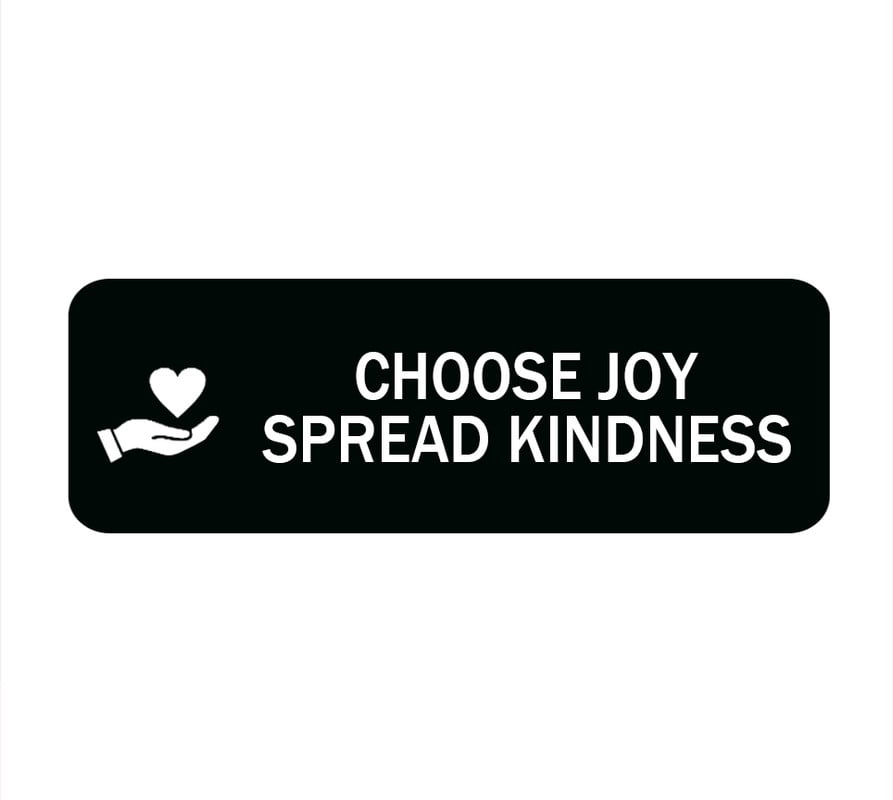 Choose Joy Spread Kindness Sign For House/Office,Signs For Home,Thick ...