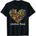 Choose Kind Autistic Kids Autism Awareness Anti-Bullying T-Shirt ...