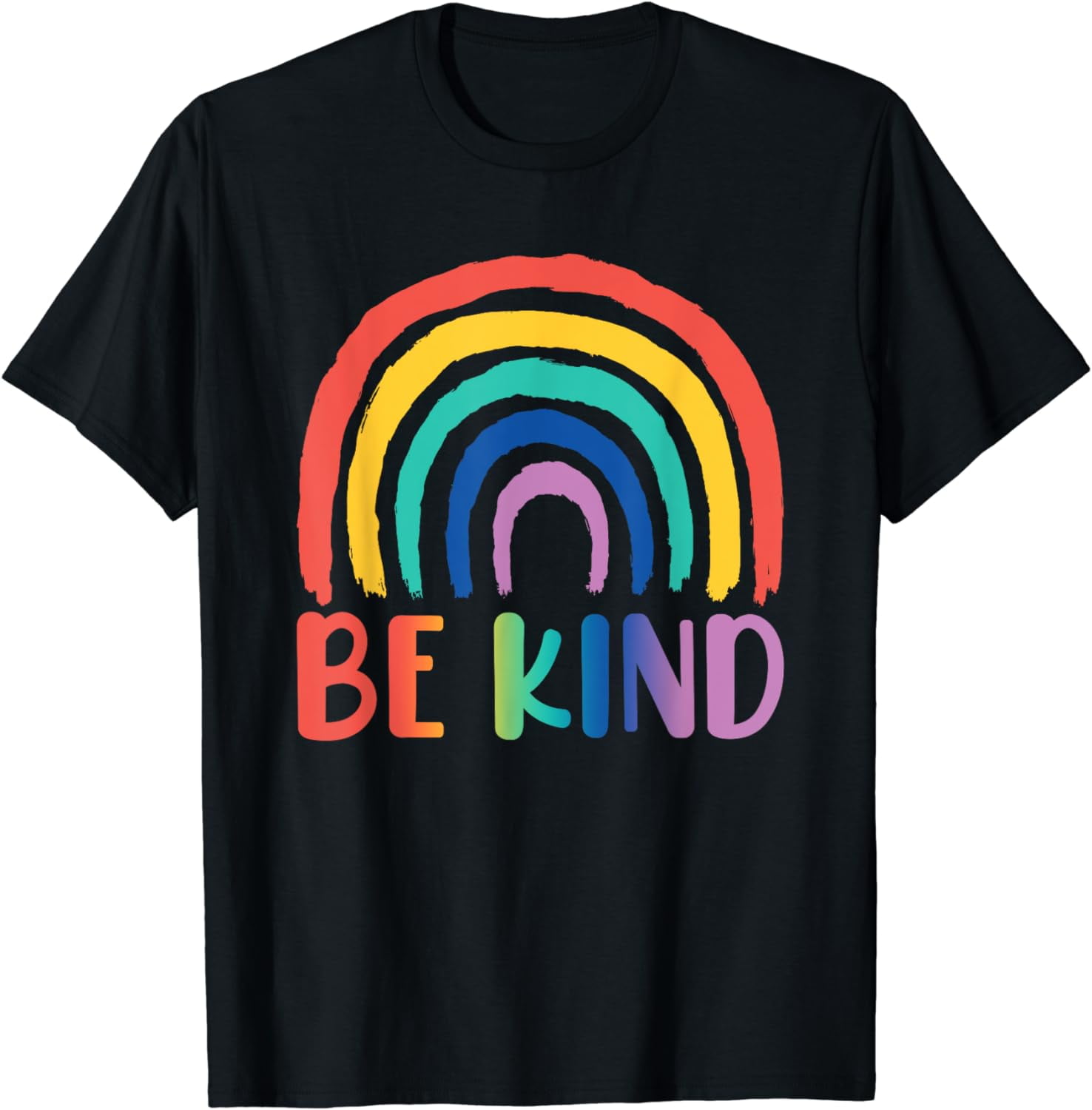 Choose Kindness Be Kind Rainbow T-Shirt - Walmart.com