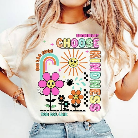 Choose Kindness Design, Self love Inspirational Kindness, Mental Health ...