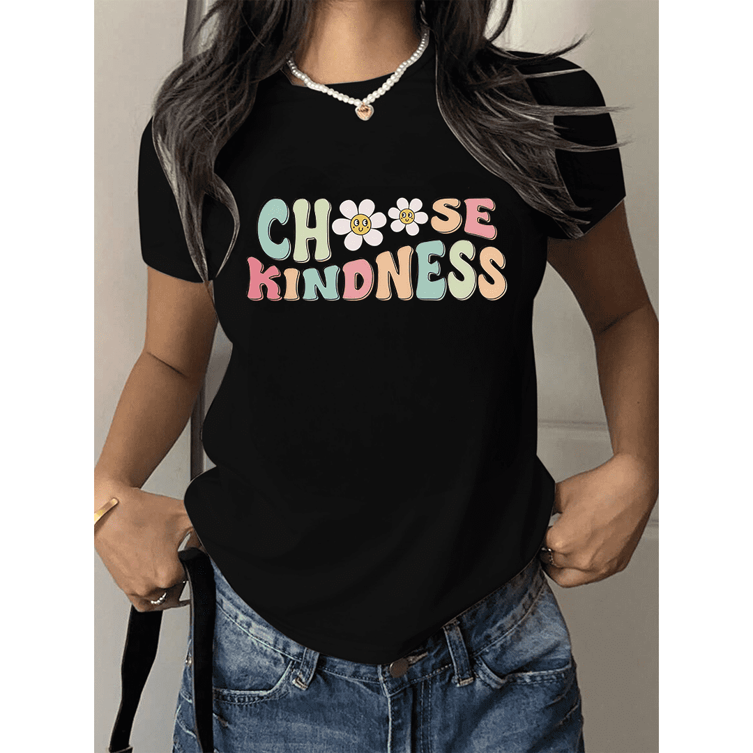Choose Kindness Print Tshirts Faith Based Graphic Tees Kindness ...
