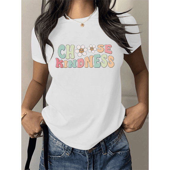 Choose Kindness Print Tshirts Faith Based Graphic Tees Kindness ...