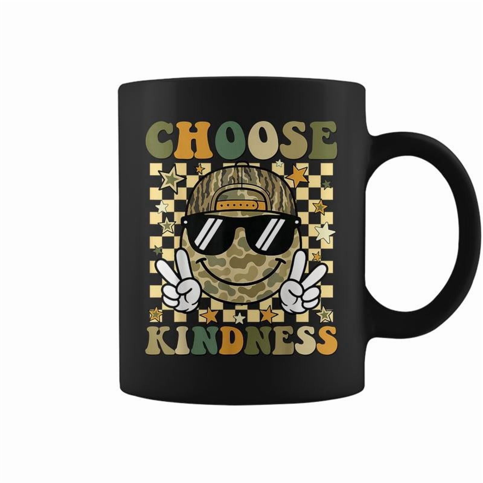 Choose Kindness Retro Camo Be Kind Inspirational Unity Day Coffee Mugs ...