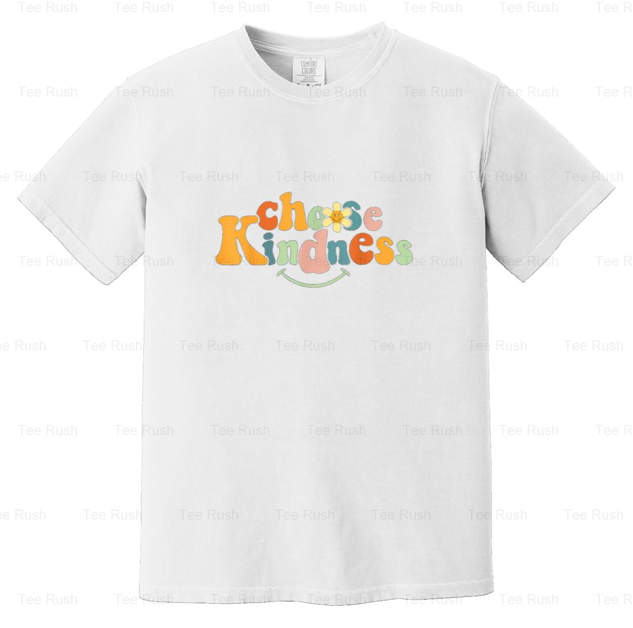 Choose Kindness Retro Groovy Be Kind Funny Inspirational Positive Gift ...