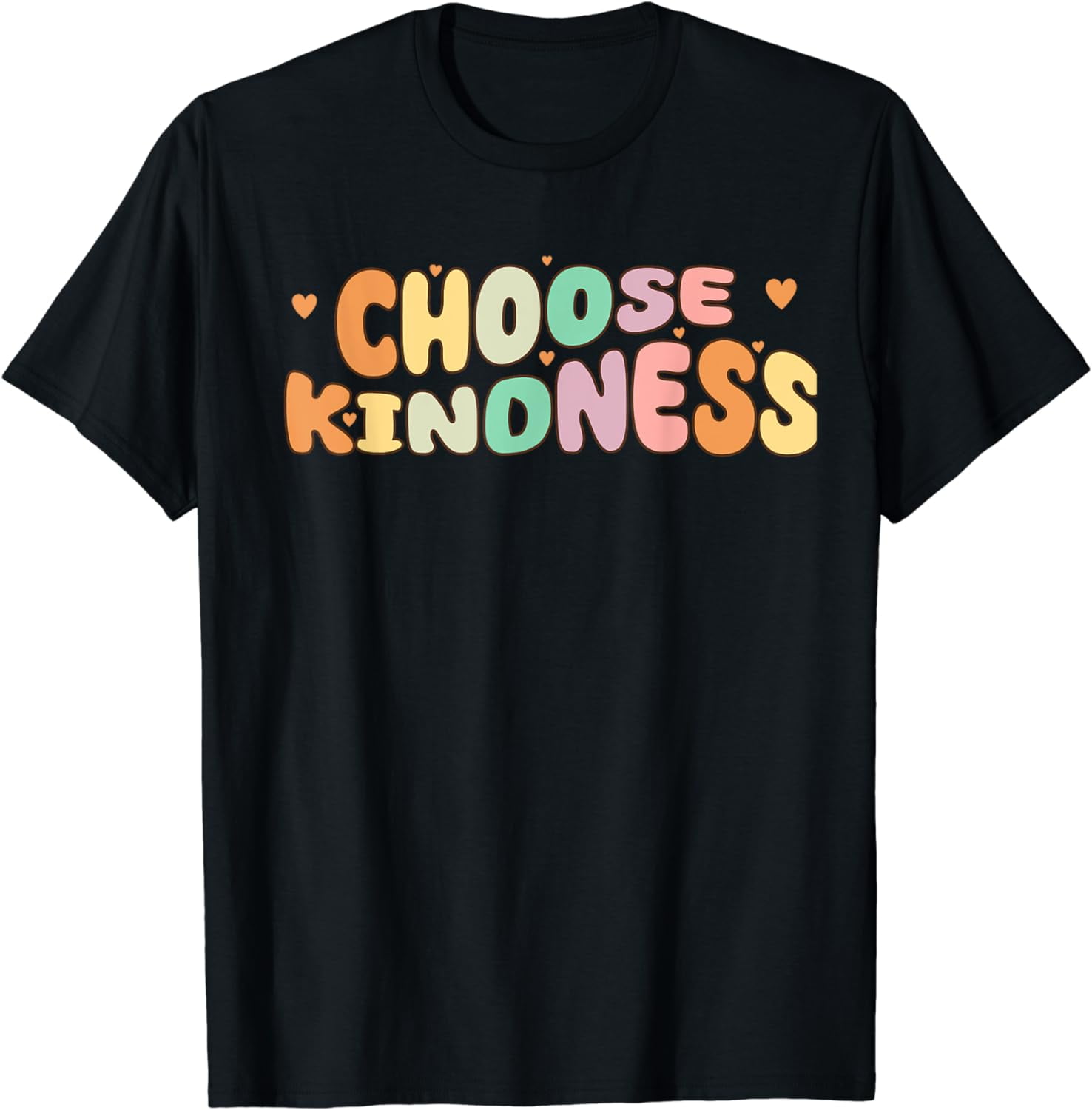 Choose Kindness - Retro Groovy Daisy Be Kind Inspirational T-Shirt ...