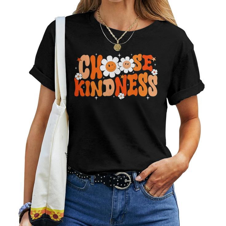 Choose Kindness Retro Be Kind Inspirational Unity Day T-Shirt for Women ...