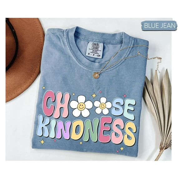 Choose Kindness Teacher Shirt, Groovy Teacher Shirt, Back To School ...