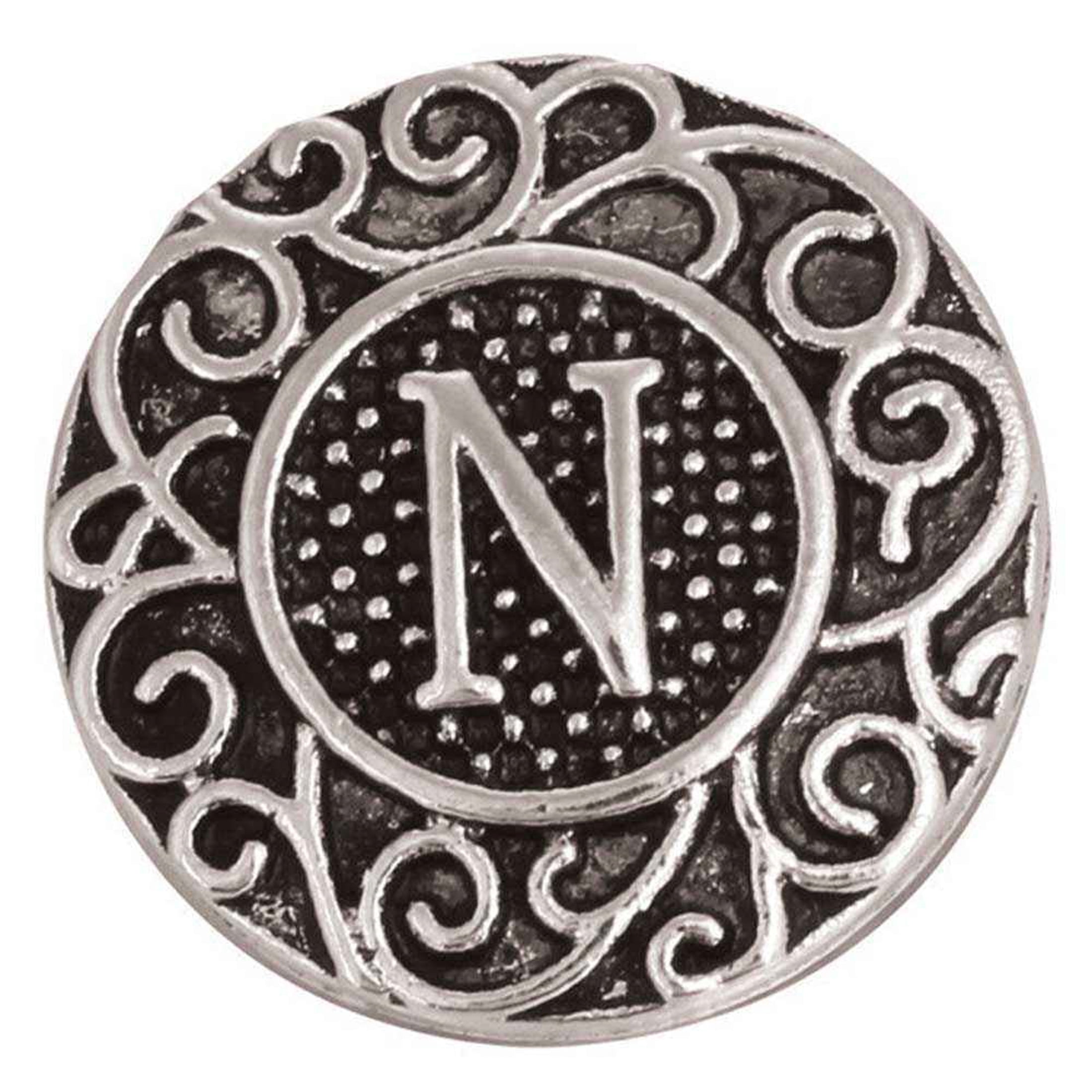 Choose Letter | Vintage Alphabet Initial Snap Jewelry Ginger Charm ...