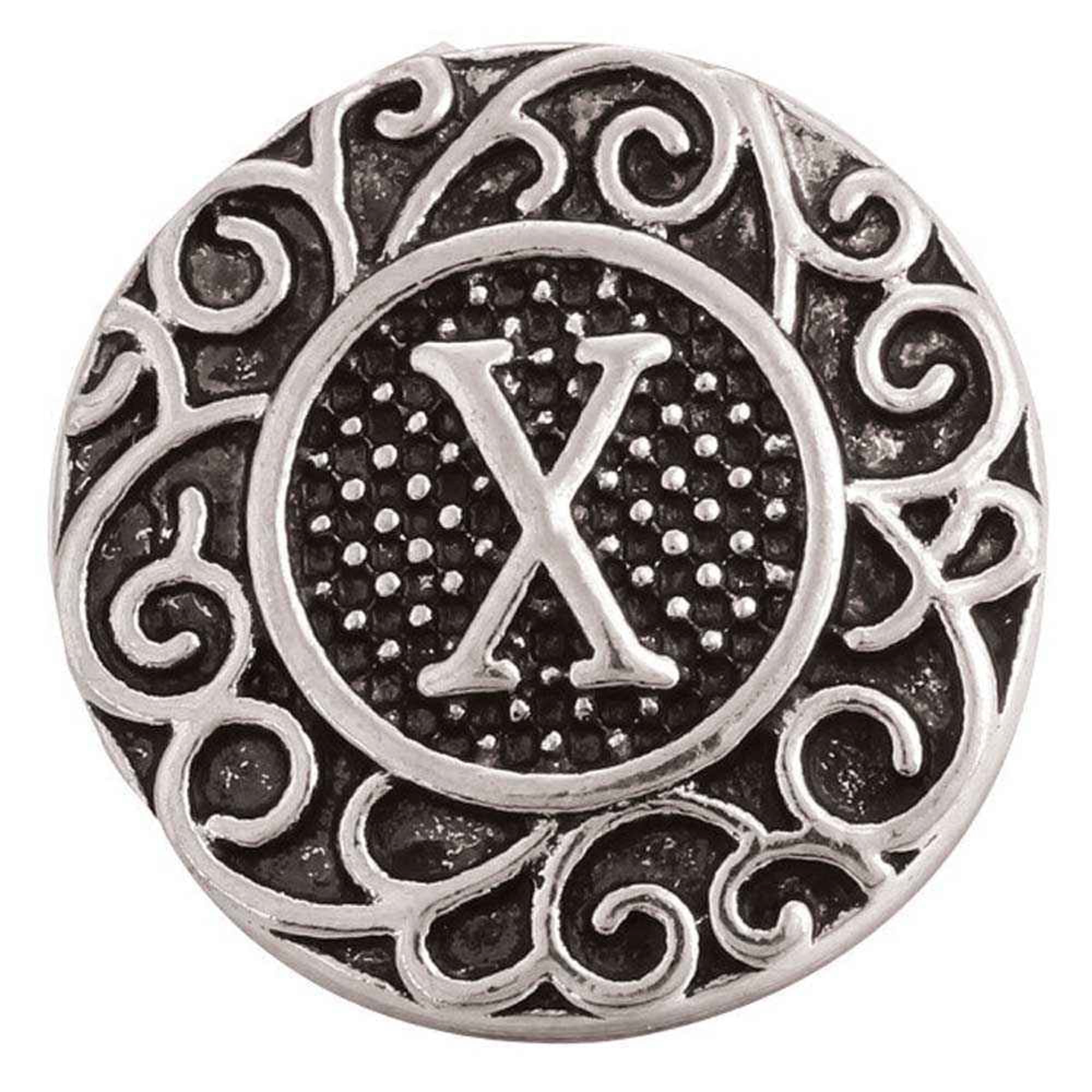 Choose Letter | Vintage Alphabet Initial Snap Jewelry Ginger Charm ...