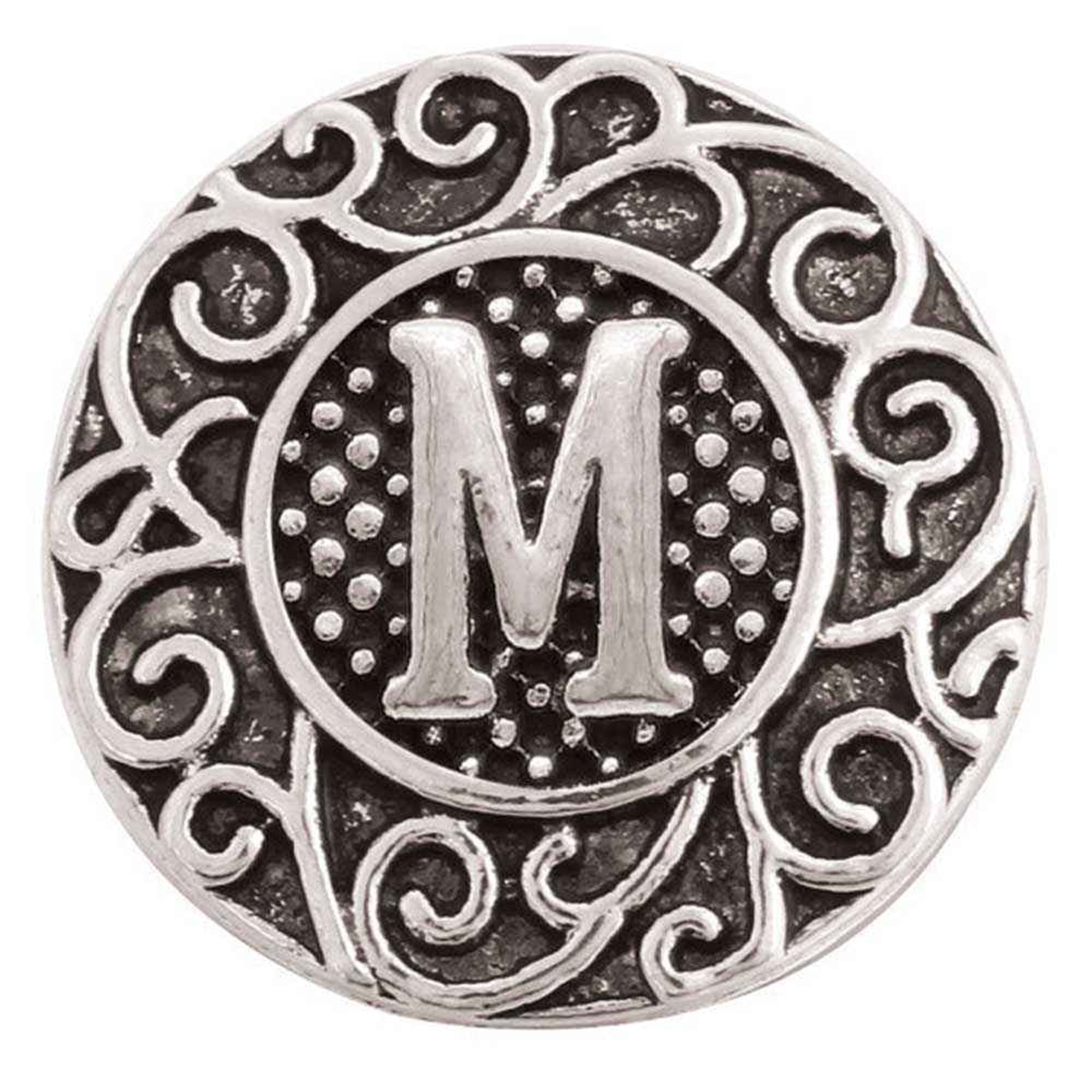 Choose Letter | Vintage Alphabet Initial Snap Jewelry Ginger Charm ...