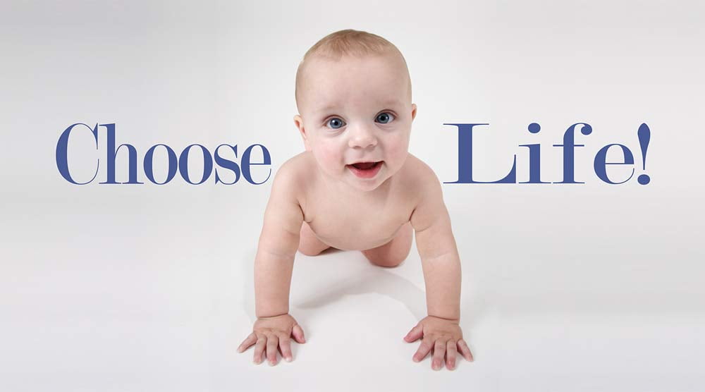 Choose Life Pro-Life Vinyl Sign - Walmart.com