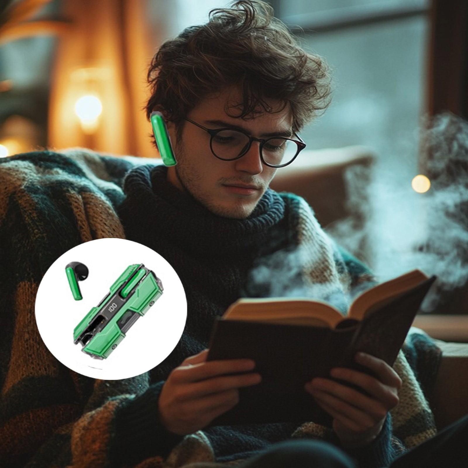 Choose [ Mecha Headset]! Super Long Standby Elegant Appearance Suitable ...