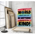 Choose To Be Kind Office School Wellbeing Quote Poster Art Unframed ...