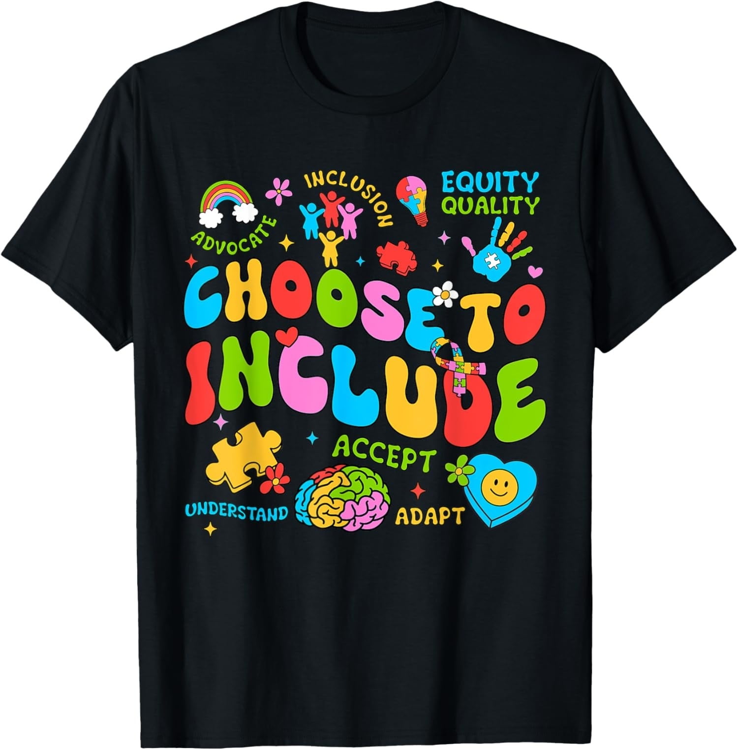 Choose To Include Inclusion Matters Autism Awareness Unisex T-Shirt ...