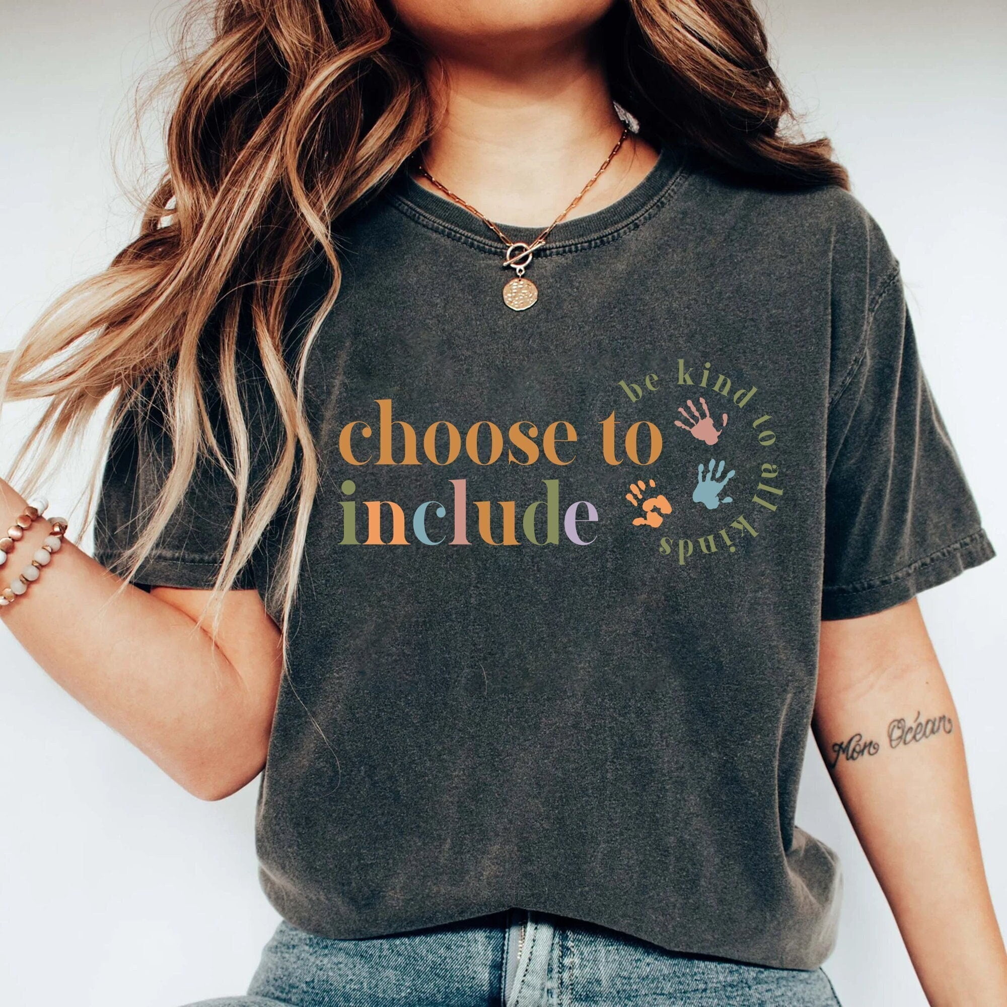 Choose To Include Shirt,Sped Teacher Gift,Be Kind, Neurodiversity Shirt ...