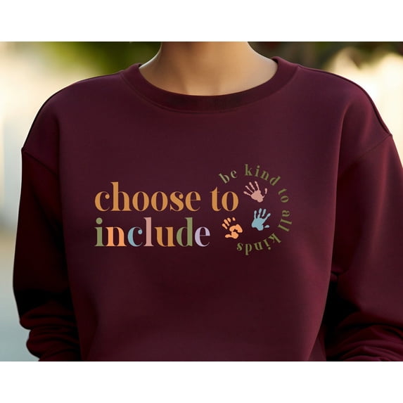 Choose To Include ShirtSped Teacher GiftBe Kind Neurodiversity Shirt ...